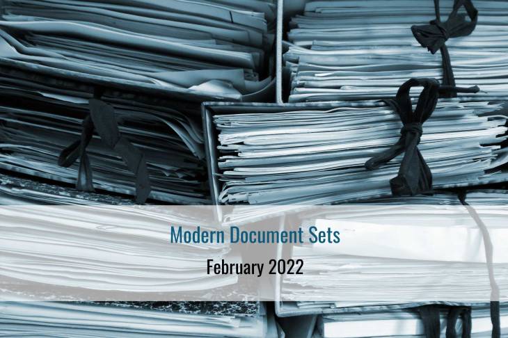 Modern Document Sets – Mike Hatheway